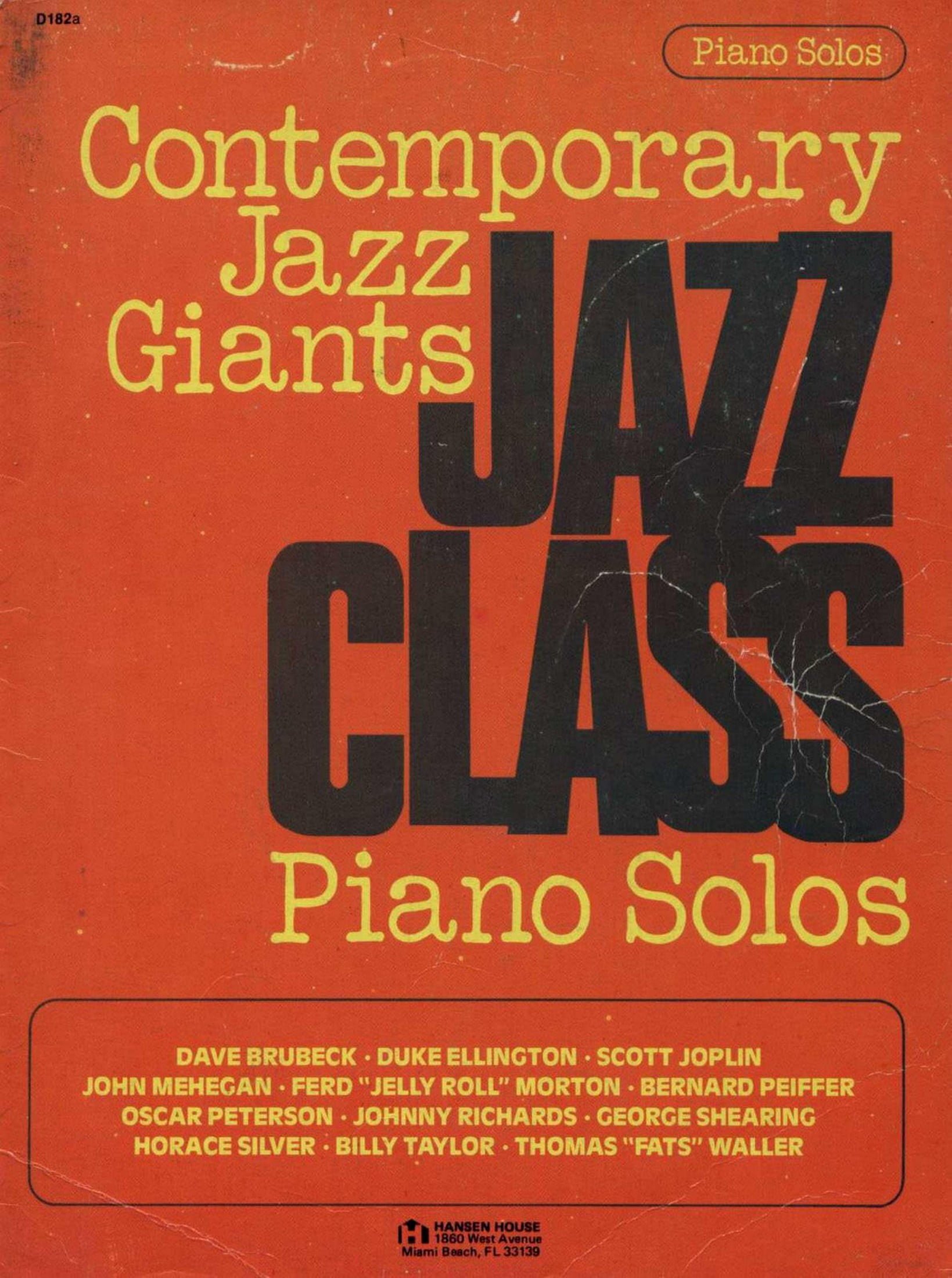 Contemporary Jazz Giants JAZZ CLASS Piano Solos - Sheet Music Library (PDF)