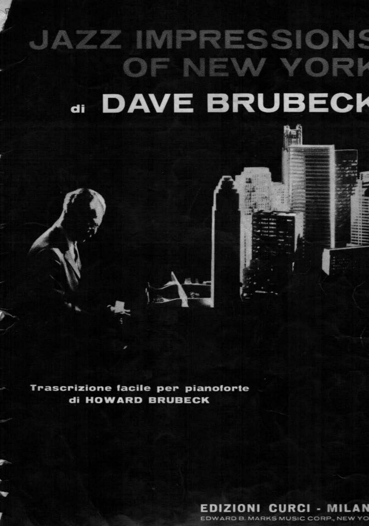 Dave Brubeck: The Top 25 icons in Jazz history - Sheet Music Library (PDF)