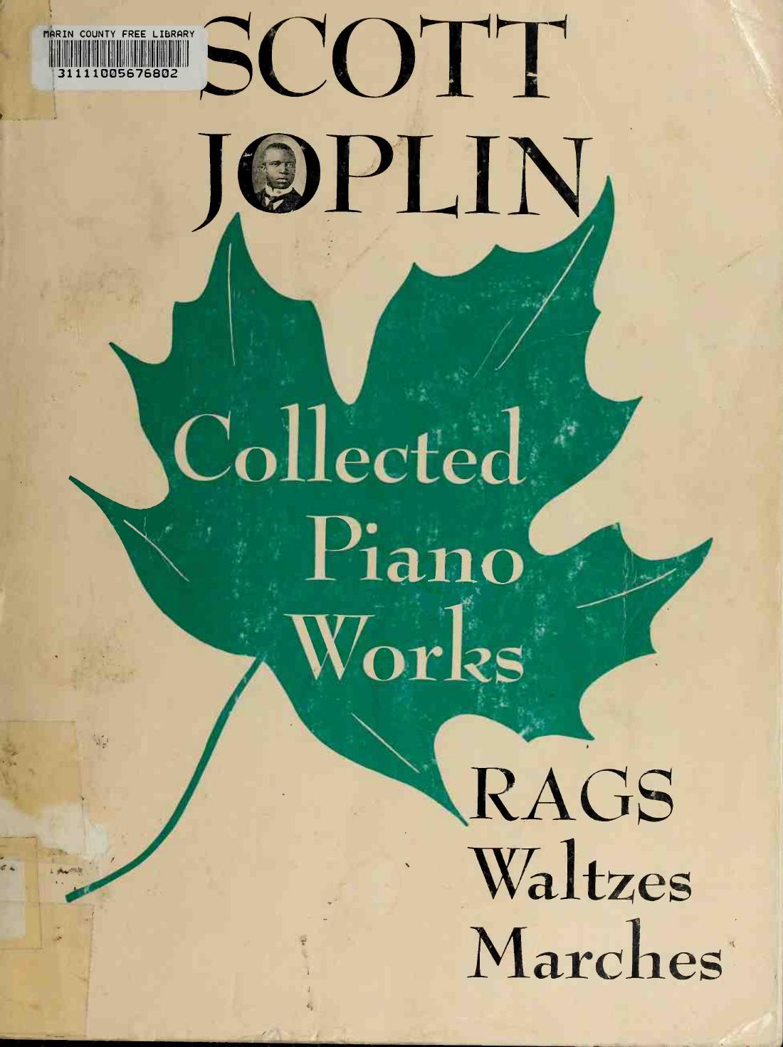 Scott Joplin (sheet Music In The #smlpdf) , Sheet Music Library (PDF)