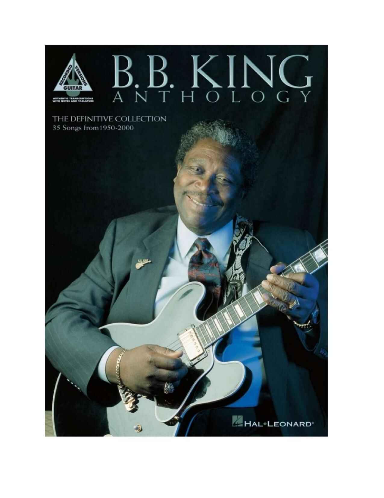 B.B. King Guitar Play Along Vol. 100 - MP3 audio embedded sheet music ...